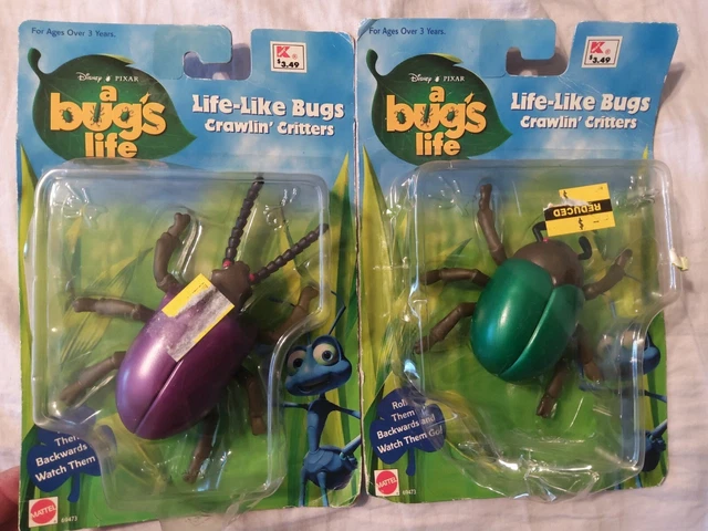 KMART DISNEY PIXAR A Bugs Life Toys Mattel 1998 ~ Crawlin' Critters ...