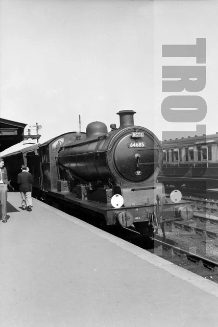 LARGER NEGATIVE BR British Railways Steam Loco 64685 Class J20 ...