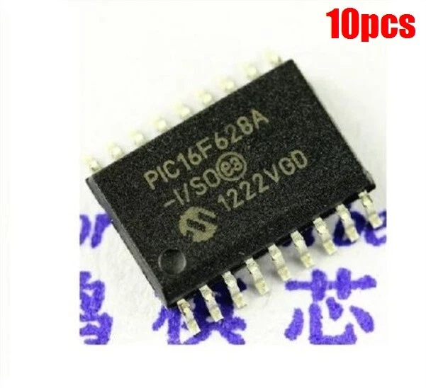 10PCS PIC16F628A-I/SO MCU Flash 2KX14 Eeprom 18Soic Microchip New Ic qx $18.51 - PicClick AU