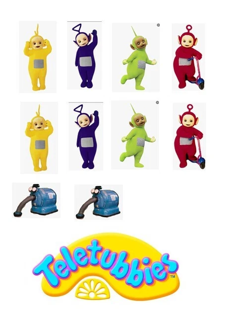 TELETUBBIES, A4 PRINT, edible cake toppers, icing sheet, free postage ...