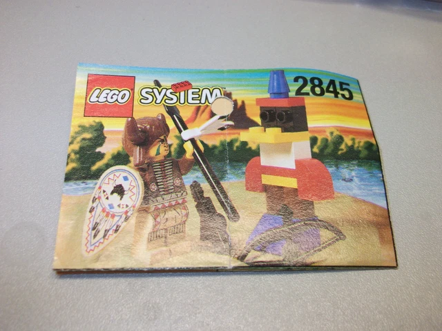 LEGO 2845 INDIANER Medizinmann Figur mit Bauanleitung Western EUR 6,99 ...