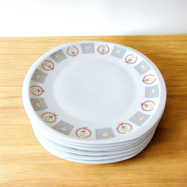 LIMOGES BERNARDAUD. 6 assiettes plates en porcelaine modèle Myra EUR 60 ...