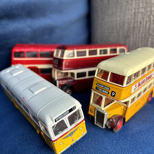 EFE,SET OF 4 Northern Model Buses,NEWCASTLE,UNITED,OK,VENTURE,unboxed £ ...