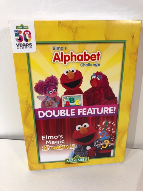 SESAME STREET DOUBLE FEATURE DVD Elmos Alphabet Challenge & Elmo's ...