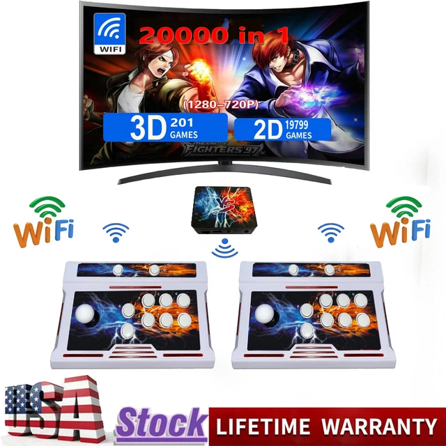 WIFI PANDORA BOX 3D 20040 Games in1 Retro Video Game Double Stick ...