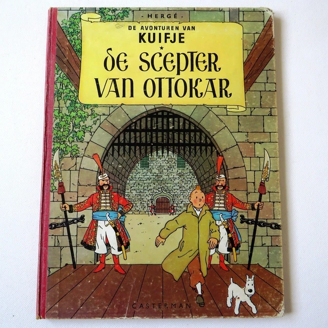 KUIFJE DE SCEPTER van Ottokar Antikes HC Comic Buch HERGÉ Casterman ...