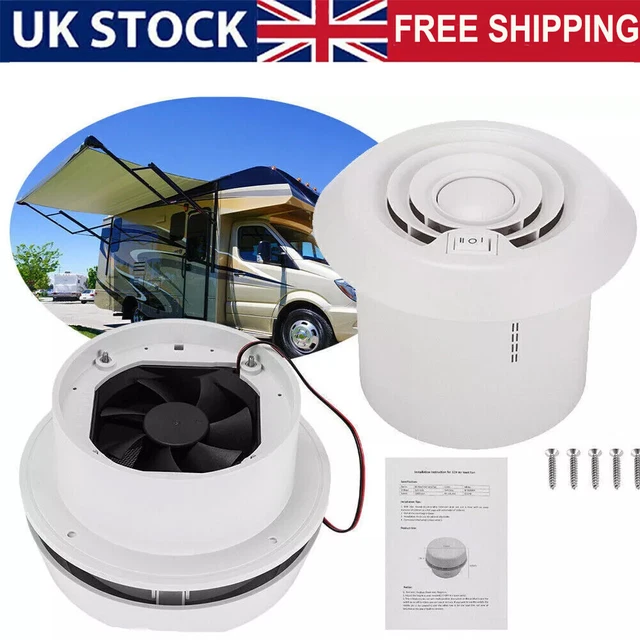 24V ROOF VENT Fan Camper Van Motorhome RV Caravan Skylight Vent £28.88 ...