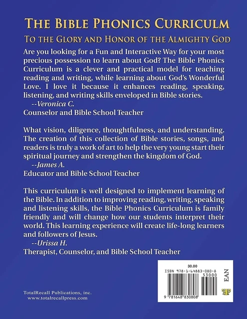 GAIL HALL ED D The Bible Phonics Curriculum Workbooks and Readers ...