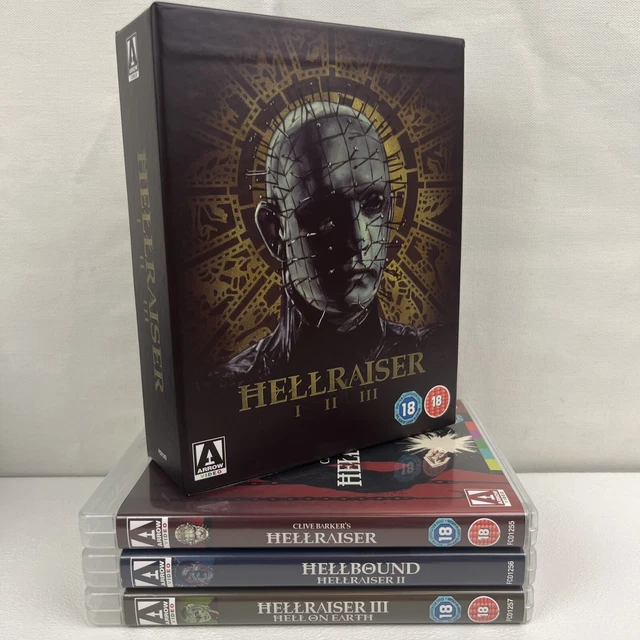 HELLRAISER BLU RAY BOXSET 3 DISC Trilogy REGION B (AUS) NEW CONDITION $59.99 - PicClick AU