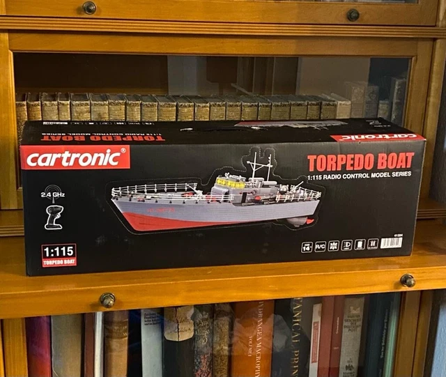 TORPEDO BOAT/BOOT Cartronic 1:115 Torpedoboot RTR Modellboot mit ...