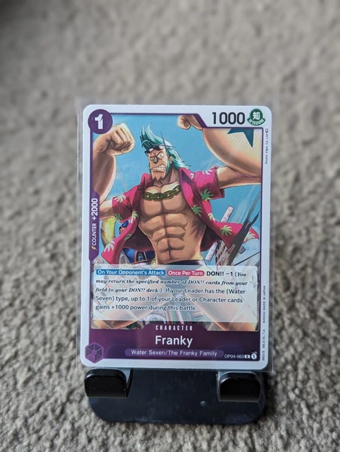 FRANKY OP04-063 R Holo Rare Character One Piece Card TCG Eng Purple Character EUR 1,76 - PicClick FR
