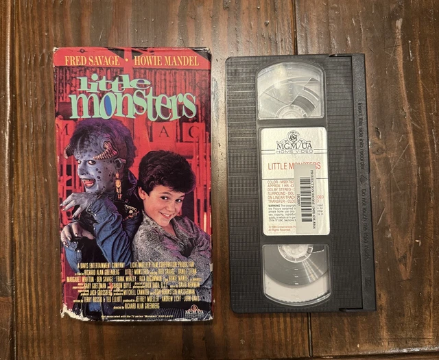LITTLE MONSTERS VHS Video Tape MGM Fred Savage Howie Mandel 1989 £22.28 ...