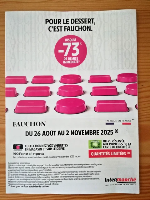 46 VIGNETTES INTERMARCHÉ 2025 FAUCHON EUR 4,99 - PicClick FR