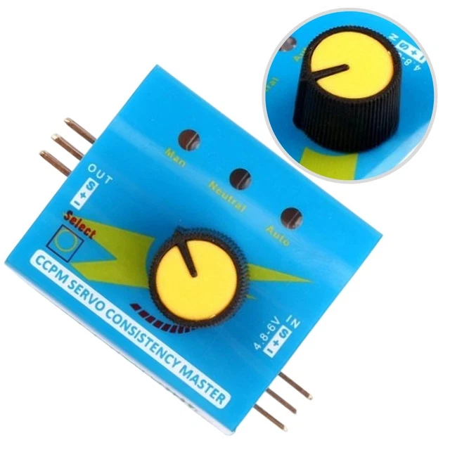 THREE MODE RC Controller Tester Manual Neutral Auto for Motor ESC ...