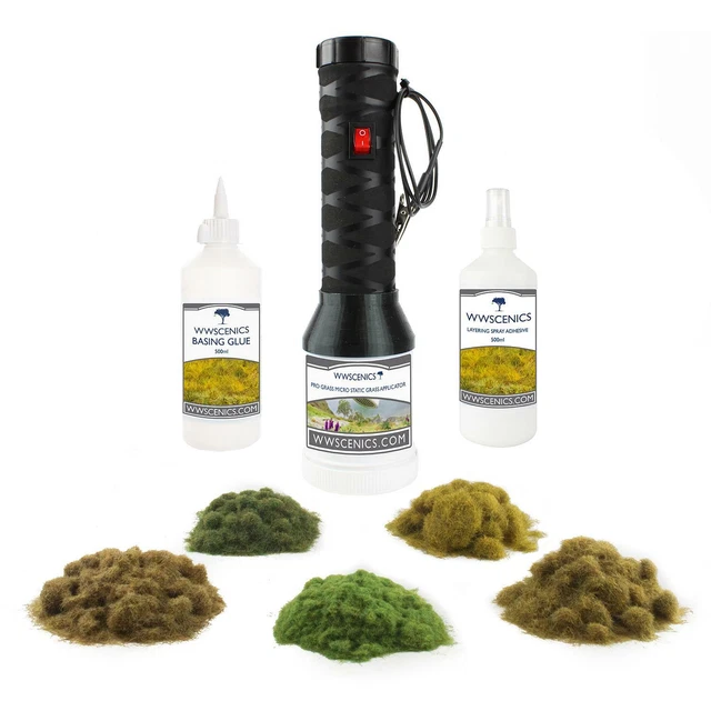WWS PRO GRASS Micro Static Grass Applicator Layering System –Model ...