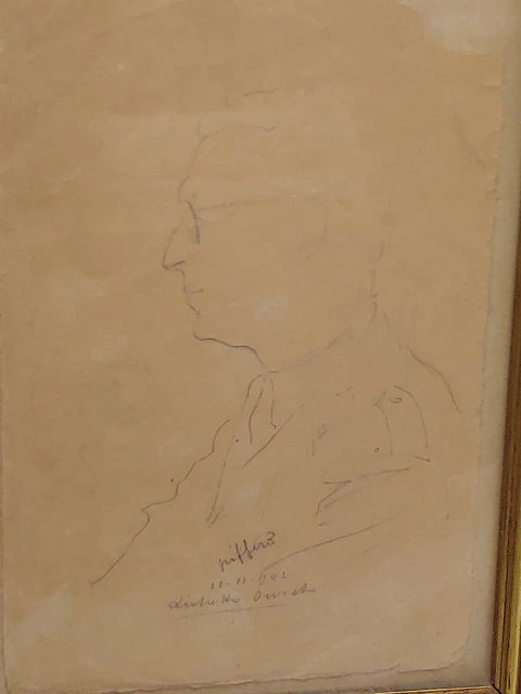 PIFFERO LUIGI Disegno A Matita Ritratto 1942 EUR 249,00 - PicClick IT