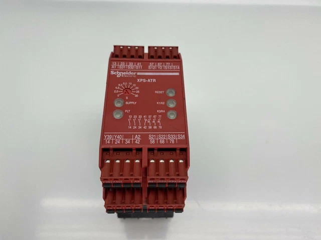 SCHNEIDER ELECTRIC SAFETY Relay XPSATR39530C Safety Relay XPS-ATR ...