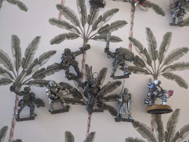 WARHAMMER 40000 40K - Imperial Guard Cadian Command Squad - Metal Minis ...