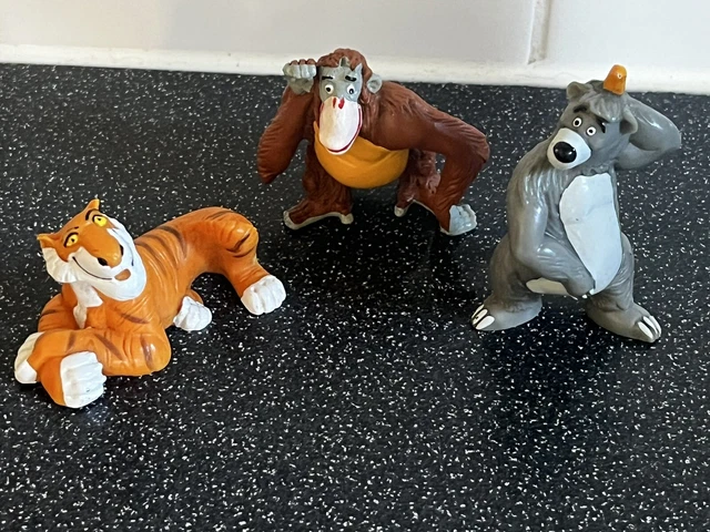 Disney Bullyland Jungle Book Baloo King Louie And Shere Khan Figures £11