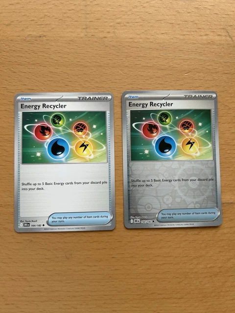 POKÉMON TCG DESTINED Rivals Energy Recycler Common and Holo 164/182 £1. ...