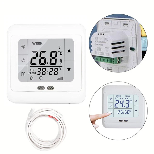 UNDERFLOOR HEATING CONTROLLER with Memory Function and Temperature ...