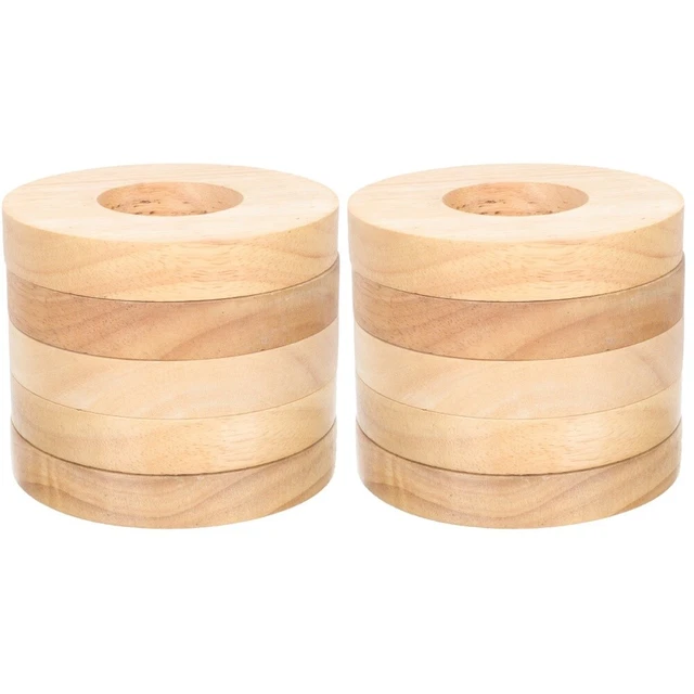 2 PACK ROUND Lamp Holder Table Stand Night Light Base Small £37.75 ...