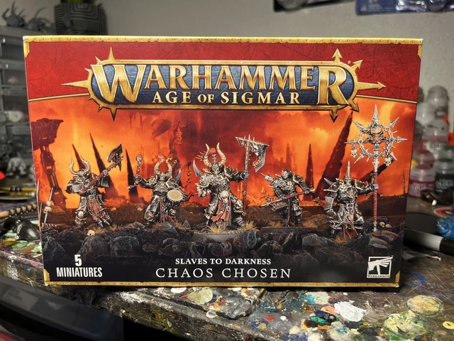 AOS CHAOS CHOSEN Slaves to Darkness Warhammer Age of Sigmar *PARZIALE ...