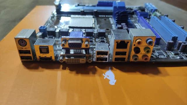 ASUS M4A78LT-M MOTHERBOARD socket AM3 Comes with I/O Shield and CPU ...