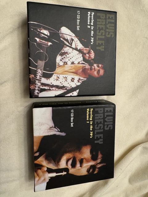 ELVIS PRESLEY TOURING the 70s vol 1 & vol 2 34 CD Box Set Collectors ...