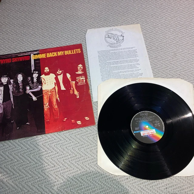 LYNYRD SKYNYRD GIMME Back My Bullets Vinyl Record Album MCF 2744 ...