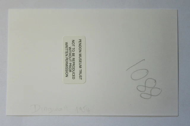 RWY571 - 1954 Steam Locomotive 54452 DINGWALL Railway Yard Shed - Real ...