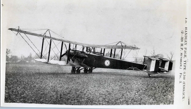 HANDLEY PAGE TYPE O O/100 Vintage Photo Fig.3 £29.95 - PicClick UK