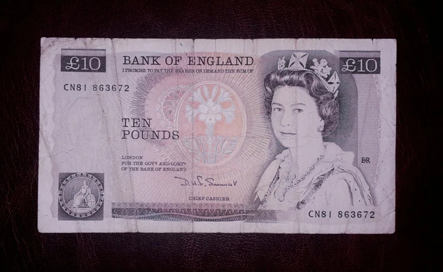 ENGLAND 10 £ banknote,1975year,normal condition £24.62 - PicClick UK