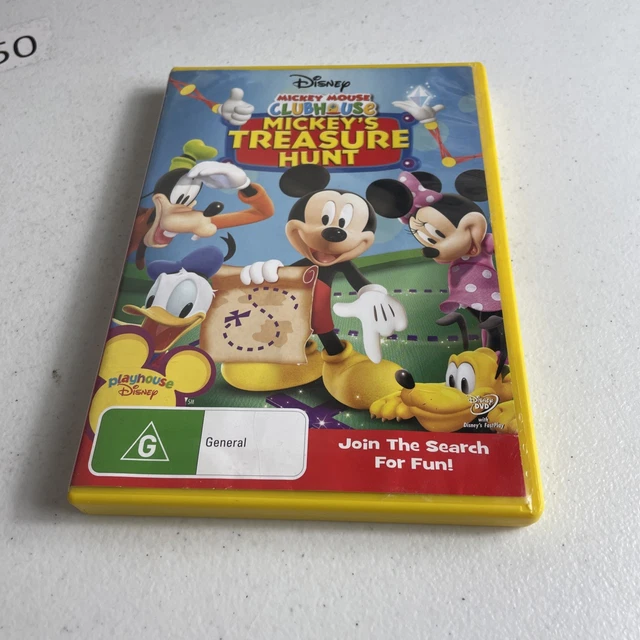 MICKEY MOUSE CLUBHOUSE mickey's treasure hunt dvd region 4 vgc free ...