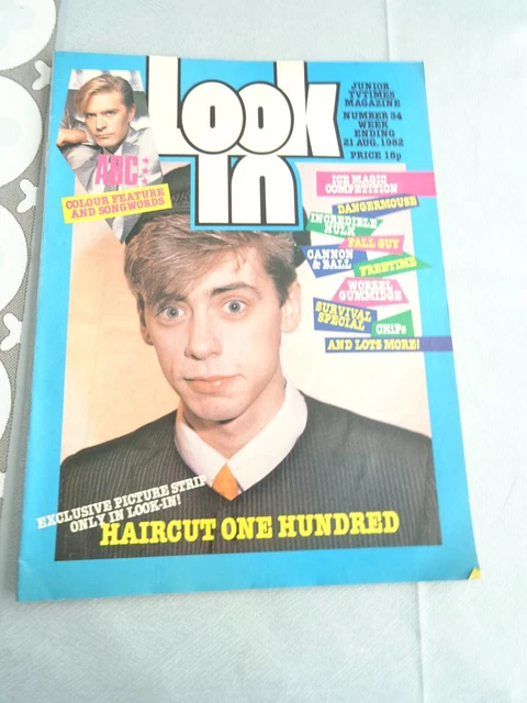 LOOK-IN MAGAZINE AUG 21st 1982 ABC Poster Lou Ferrigno Hulk £8.52 ...