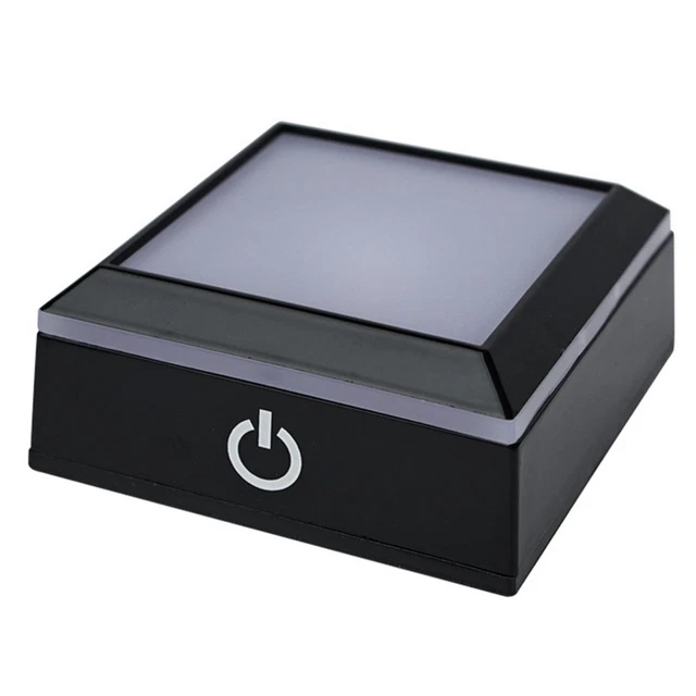 3X(SQUARE BRACKET Base Suitable for Crystal Display Stand B I6J1) £13. ...