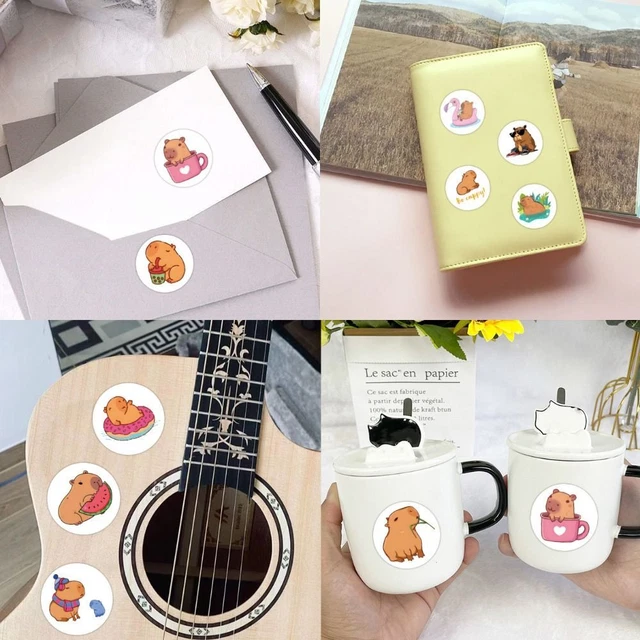CAPYBARA CREATIVE CAPIBARA Stickers Cartoon Capibara Stickers Birthday ...