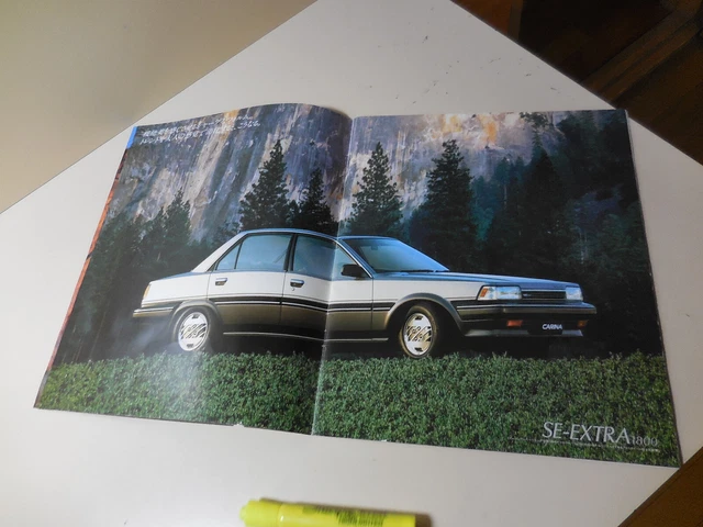 TOYOTA CARINA FF 4Door Sedan Japanese Brochure 1985/02 150/151 1S-iLU 4A-ELU 3A $8.98 - PicClick CA