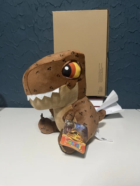 JURASSIC WORLD TYRANNOSAURUS Rex SQUASHY PODGIES PLUSH SOFT TOY £14.03 ...