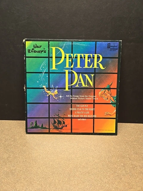 WALT DISNEYS PETER Pan Songs Music From The Original Motion Picture Sound Track £4.44 - PicClick UK