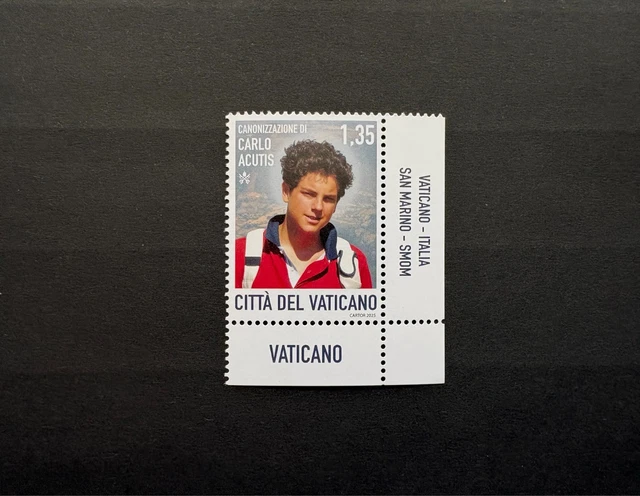 VATICAN STAMP 2025 Canonization Carlo Acutis em. joint NEW/Stamp £3.61 ...