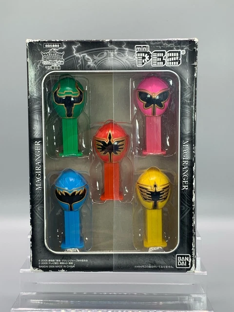 BANDAI 2005 POWER Rangers Mahou Sentai Magiranger Set 5 Mini Pez ...