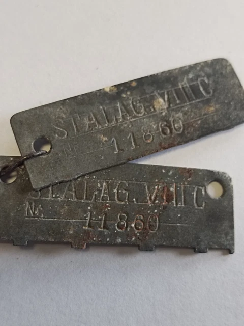 GERMAN WW2 PRISONER Of War Stalag VIIIC Sagan Identity Tag £25.00 ...