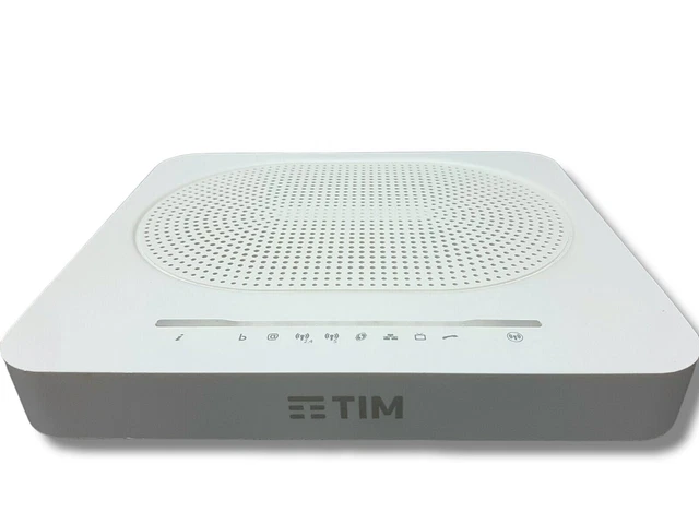 SMART MODEM TIM WIFI per ADSL2+ e FIBRA BIANCO ROUTER ORIGINALE CON ...