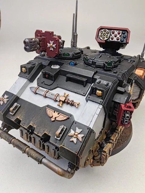 WARHAMMER 40K PRO Painted Black Templars Primaris Impulsor £120.00 ...