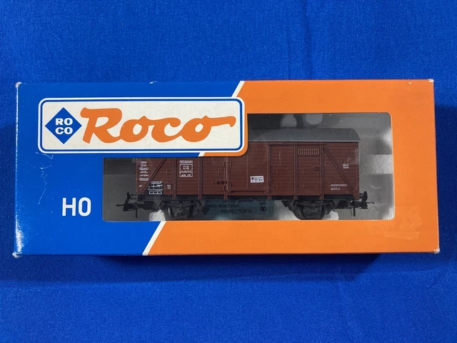ROCO #46042, HO Scale Box Car W/Barrel Roof DB, Unused $20.00 - PicClick CA