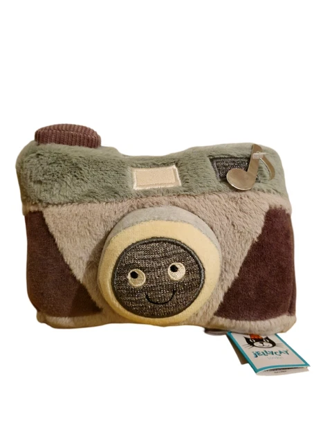 JELLYCAT WIGGEDY CAMERA Soft Toy Plush Animal Stuffed *Makes Noise* £79 ...