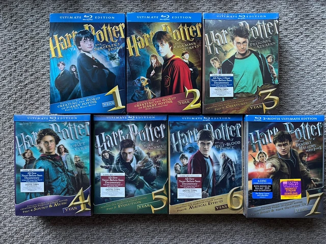 HARRY POTTER ULTIMATE Edition Full Movie Collection Blu-Ray - Brand New ...