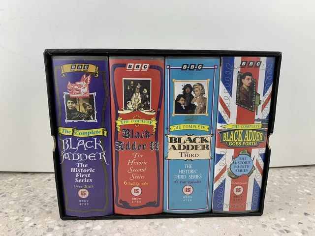 BLACKADDER VHS BOXSET Complete Series 1-4 Rowan Atkinson BBC EUR 46,61 ...