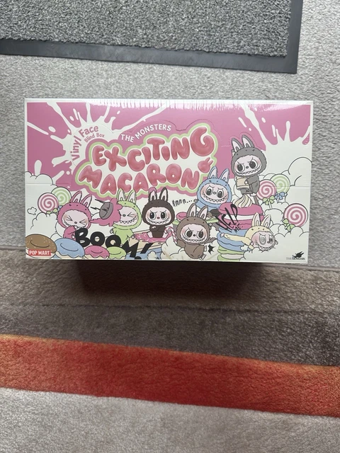 POP MART LABUBU The Monsters Exciting Macaron Vinyl Face Sealed Case 6 ...